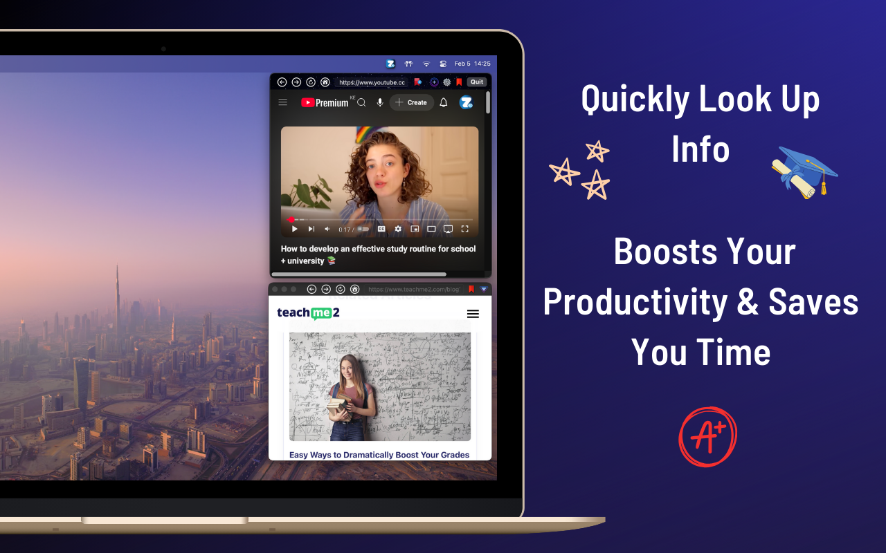 ZuriWeb – Menu Bar Web Browser